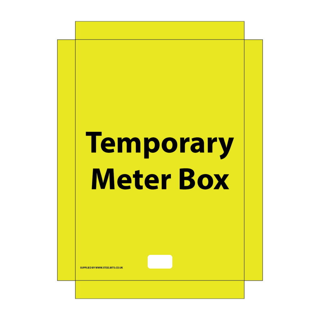 Temporary Meter Box Cover (8 pack) - Steelbits